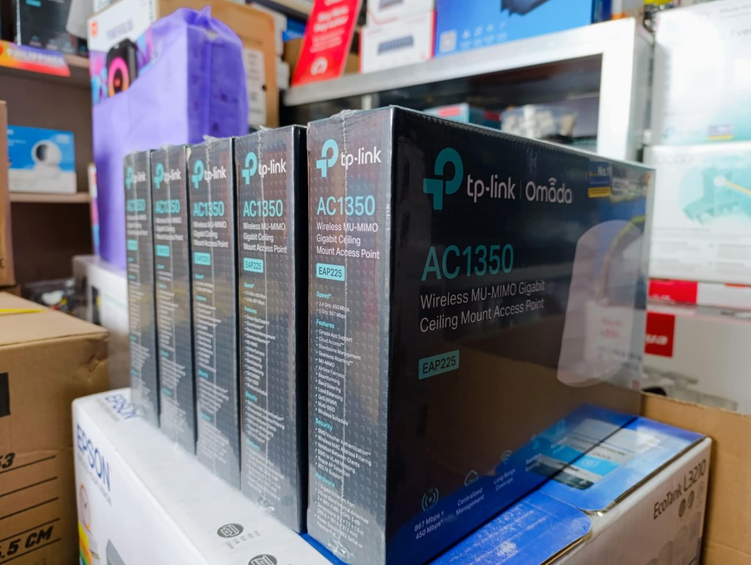 Tp-Link EAP225 AC1350 Wireless MU-MIMO Gigabit Ceiling Mount Access Point, Computers & Tech ...