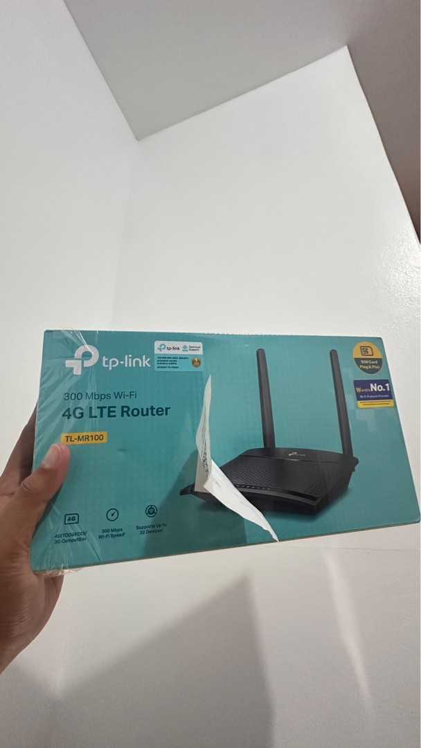 TP-Link Router|Plug N Play|TL-MR100, Computers & Tech, Office ...