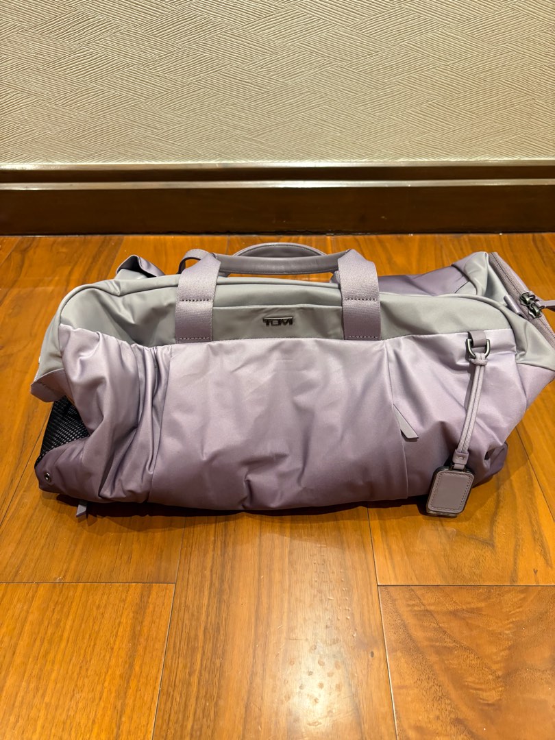 Tumi duffel/backpack bag in ombre purple, Women's Fashion, Bags ...