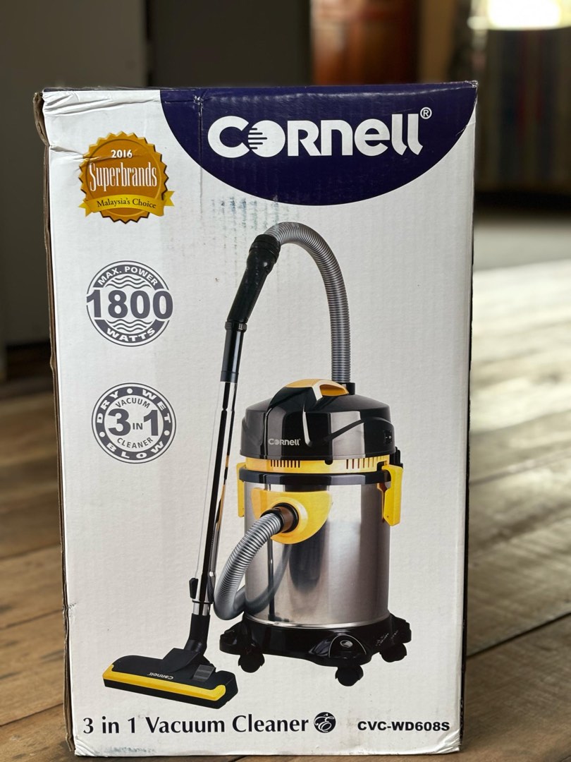 Vacuum 3 in 1 Wet & Dry Cornell 1800W, TV & Home Appliances, Vacuum ...