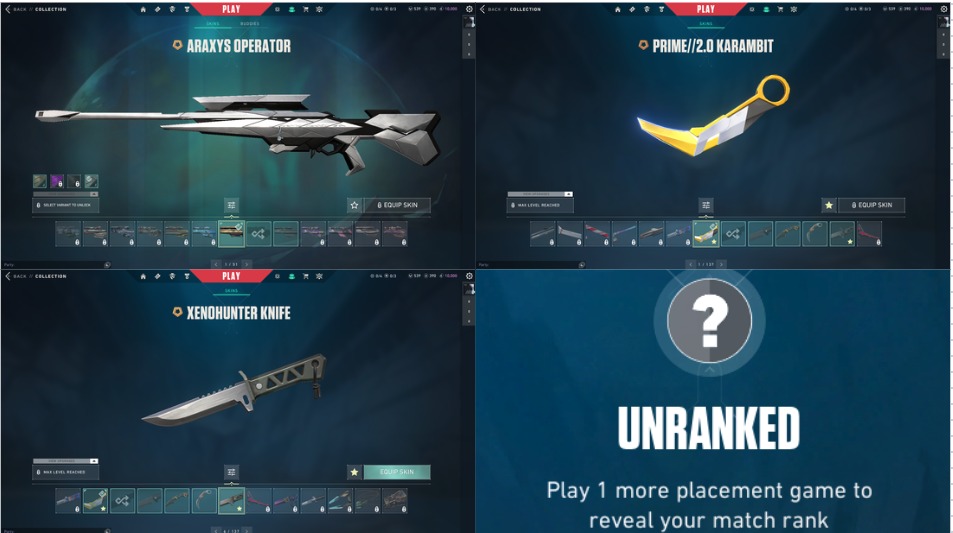 VALORANT AC | 12 SKINS GOOD FOR MAIN | Price Negotiable, Video Gaming ...