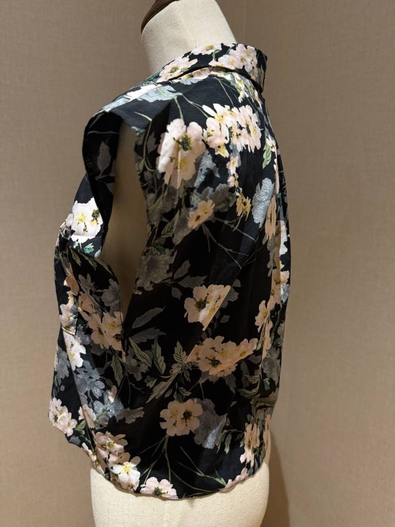 Vintage Floral Button-Up Blouse | Old Money Cottagecore (Miss Selfridge ...