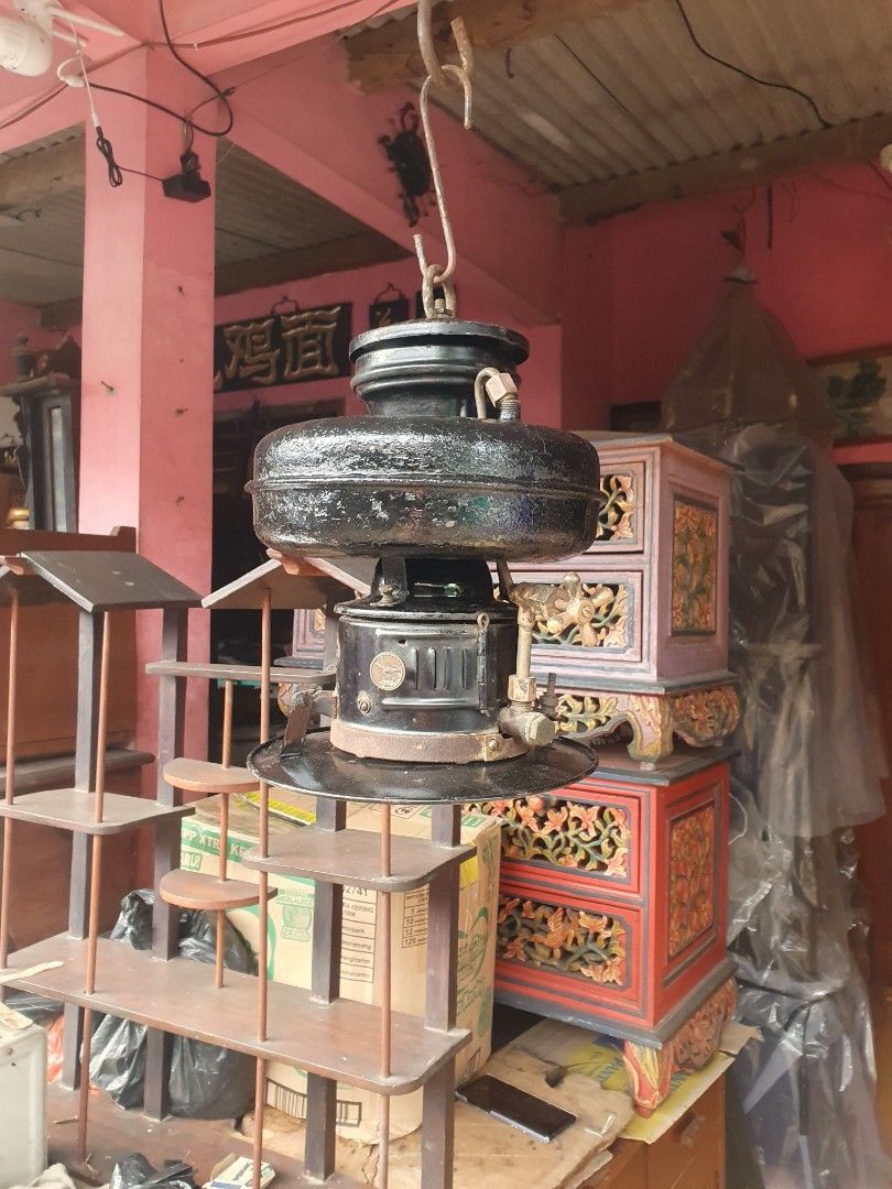 vintage lampu petromax donat AIDA original mede in germany, Barang Yang ...