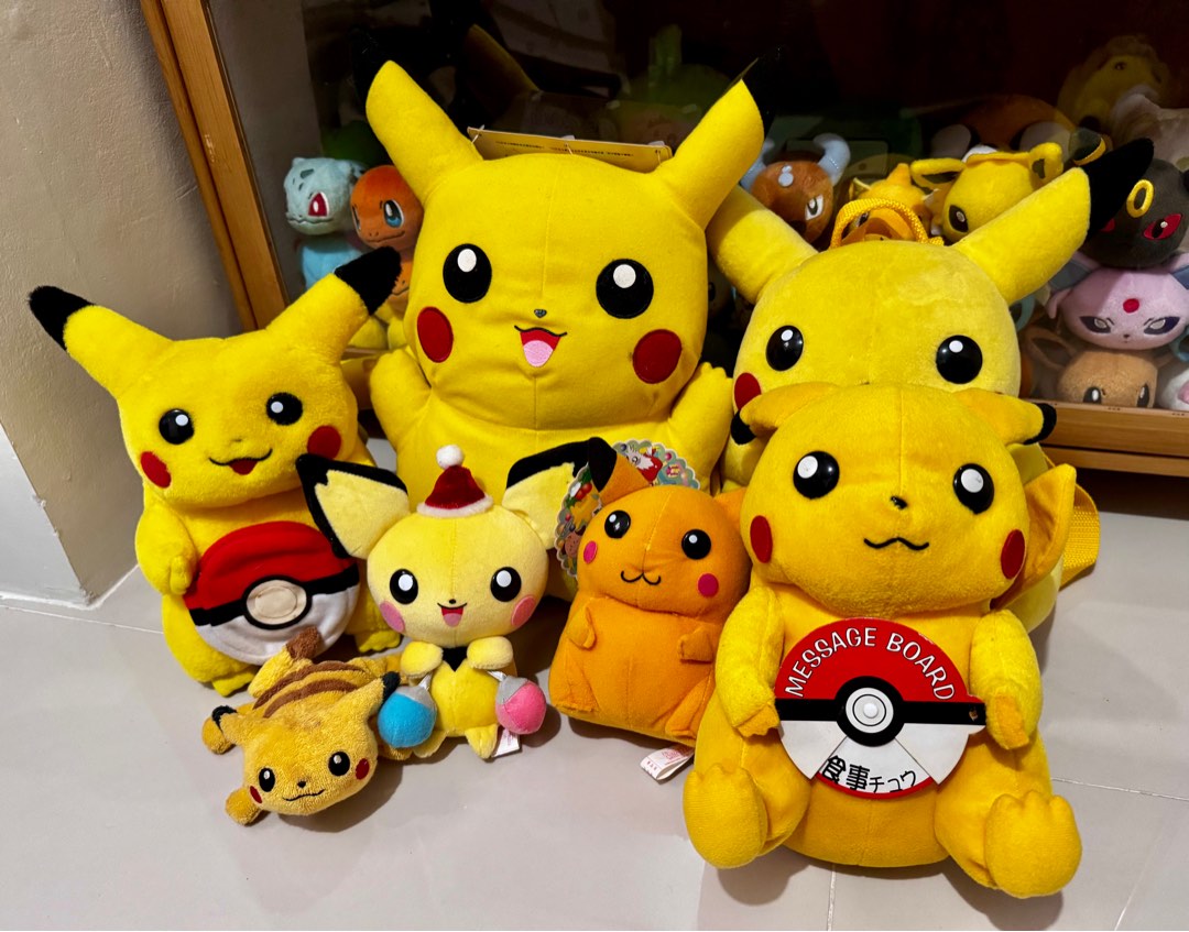 Vintage Pikachu Bundle, Hobbies & Toys, Toys & Games on Carousell