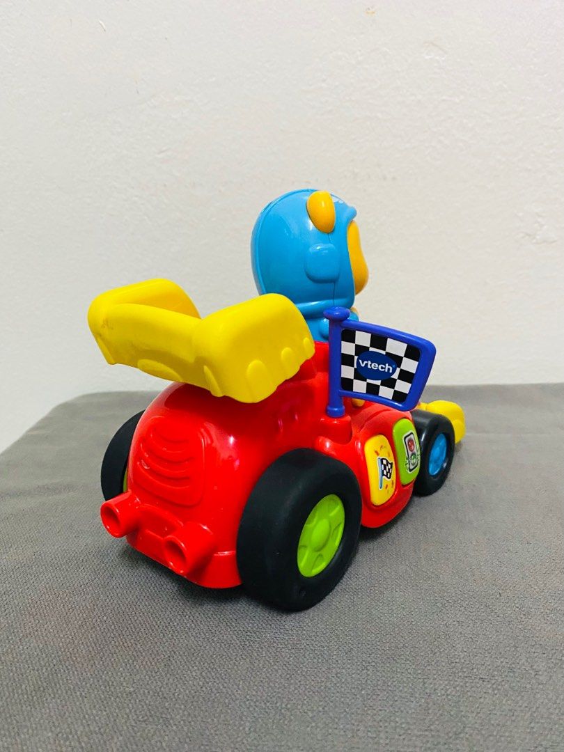 Vtech Press & Go Race Along Bear Car Toy, Hobbies & Toys, Toys & Games ...