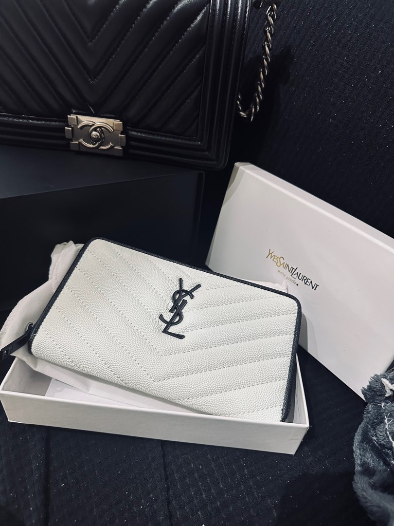 YSL Long Wallet (Authentic Declared), Luxury, Bags & Wallets on Carousell