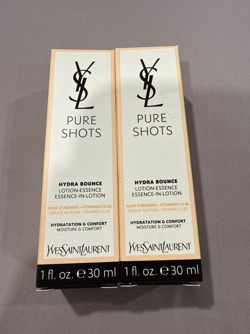 Yves Saint Laurent Pure Shots Hydra Bounce Essence-in-Lotion Ysl 30ml, Beauty & Personal Care ...