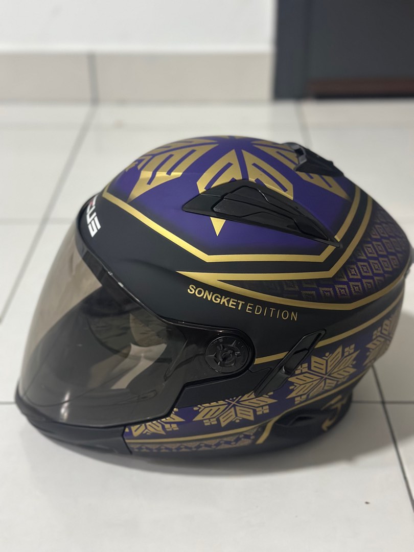 Zeus ZS613 Songket Edition Double Visor (NP: RM250), Everything Else ...