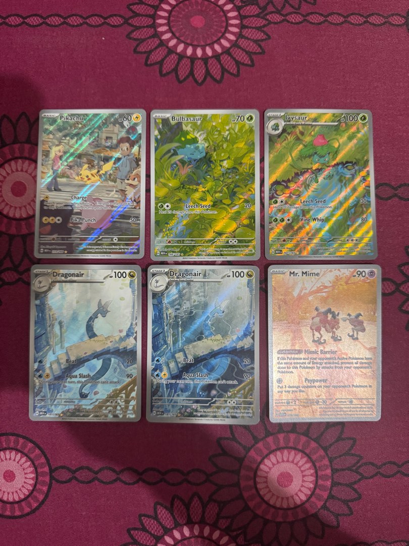 151 IR Cards - Pokemon 151 Illustration Rare, Hobbies & Toys, Toys ...