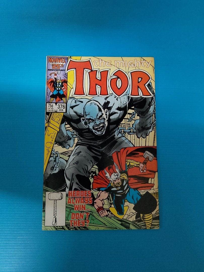 1st app Titania ! Thor #376 ( Walter Simonson - Cover Art ) Marvel ...