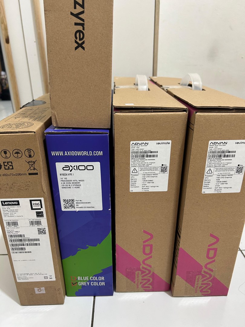 ( NEW )Jual borongan laptop lenovo idealpad slim 1 14igl7 , axio mybook ...