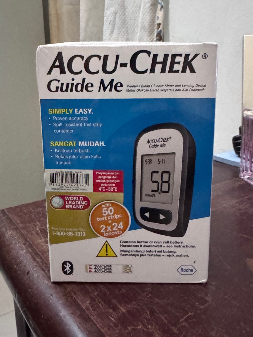 Accu-Chek Guide Me, Health & Nutrition, Health Monitors & Weighing ...