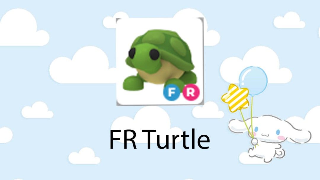 Adopt me Roblox - FR turtle, Video Gaming, Video Games, Others on Carousell
