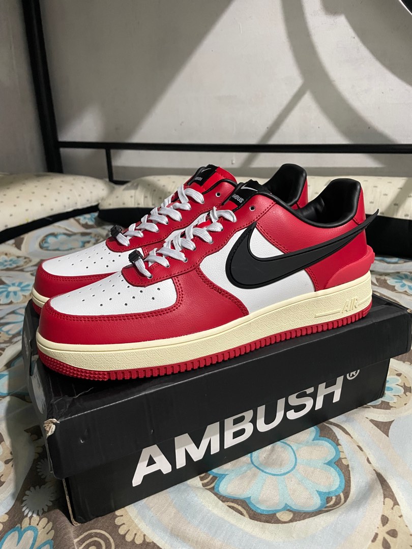 Ambush x Nike AF1 Bred, Men's Fashion, Footwear, Sneakers on Carousell