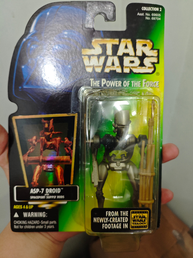 ASP-7 Droid Star Wars The Power of the Force VINTAGE SEALED Collection ...