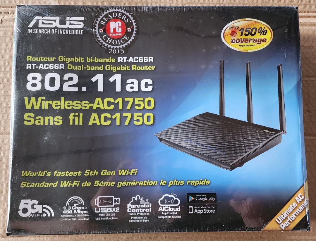 ASUS RT-66R 802.11ac Router 華碩 路由器, 電腦＆科技, 電腦周邊及配件, Wifi及上網相關產品 - Carousell