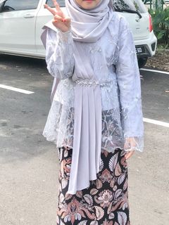 [RENT] BAJU KURUNG RAYA TEMA HITAM, Women's Fashion, Muslimah Fashion ...