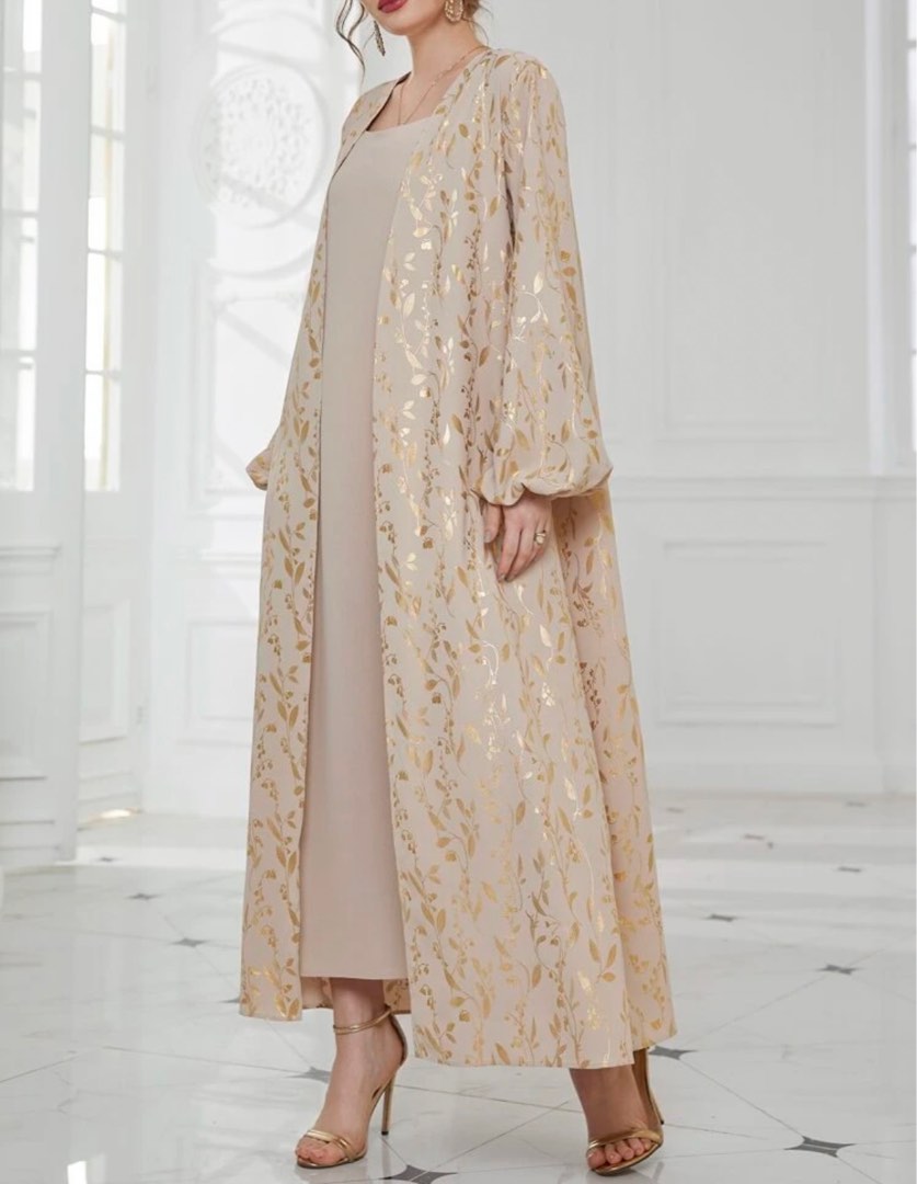 Baju raya 2025 ramadhan abaya jubah dress nude shein pregnant preggy ...