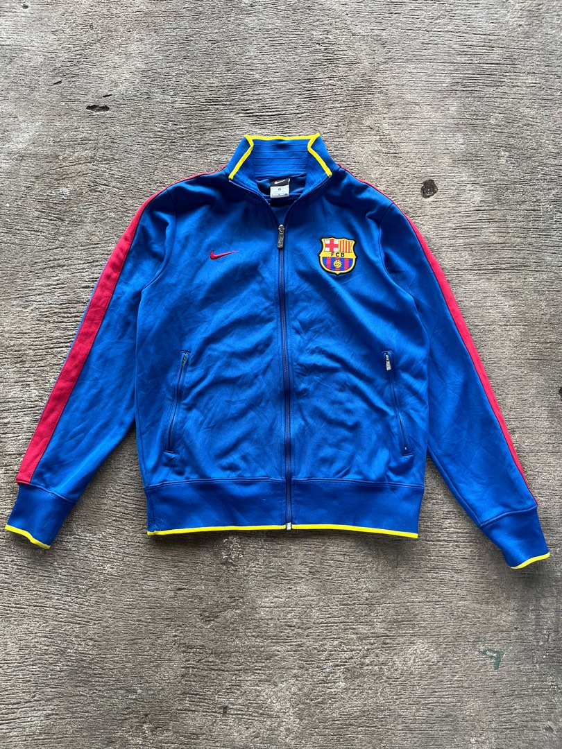 Barcelona Football Training Jacket x Vintage, Women's Fashion, Coats ...