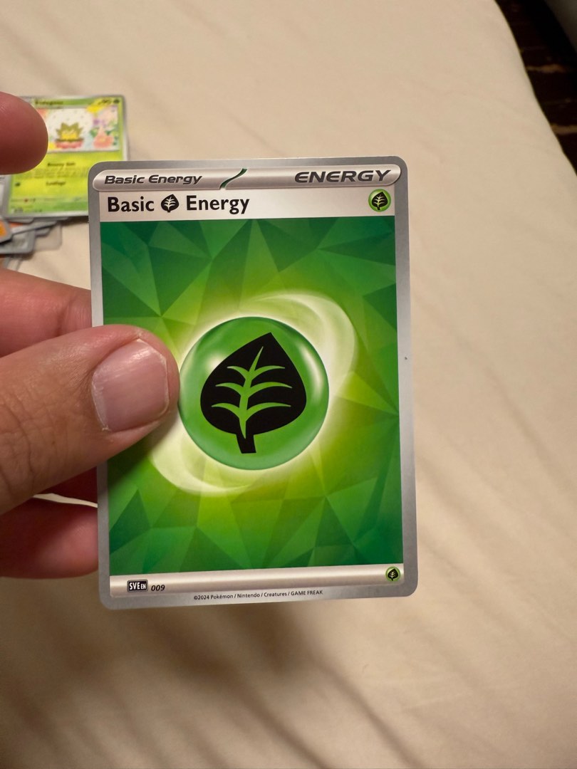 Basic Grass Energy #9 Pokemon Scarlet & Violet Energy, Hobbies & Toys ...