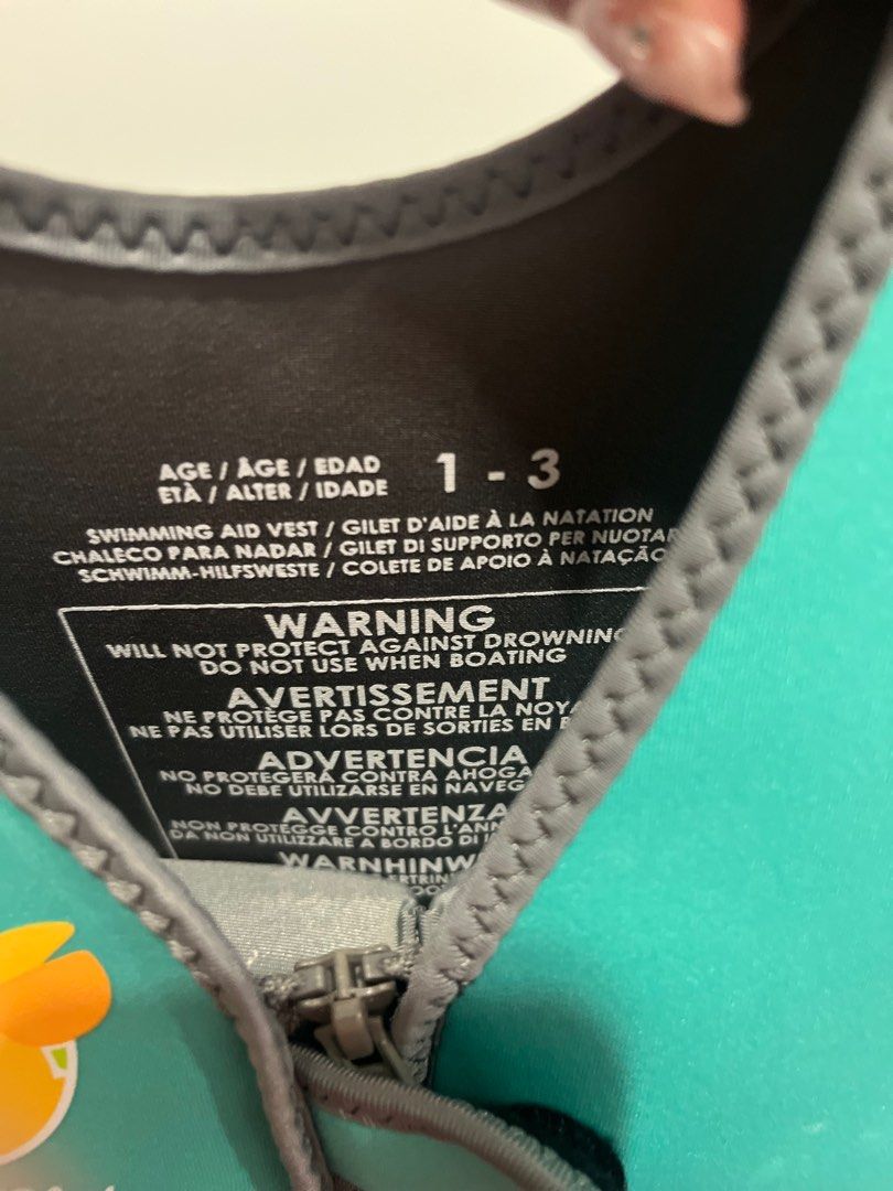 Bbluv Naj Evolving Neoprene Baby Learning Swim Vest, Babies & Kids ...