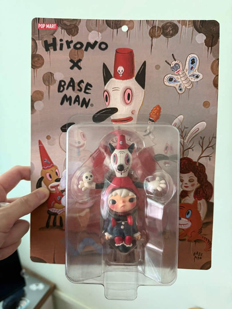 BNIB Popmart Hirono x Baseman, Hobbies & Toys, Toys & Games on Carousell