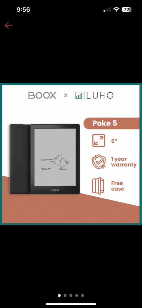 Boox Poke 5 E Ink Tablet Reader, Mobile Phones & Gadgets, E-Readers on ...