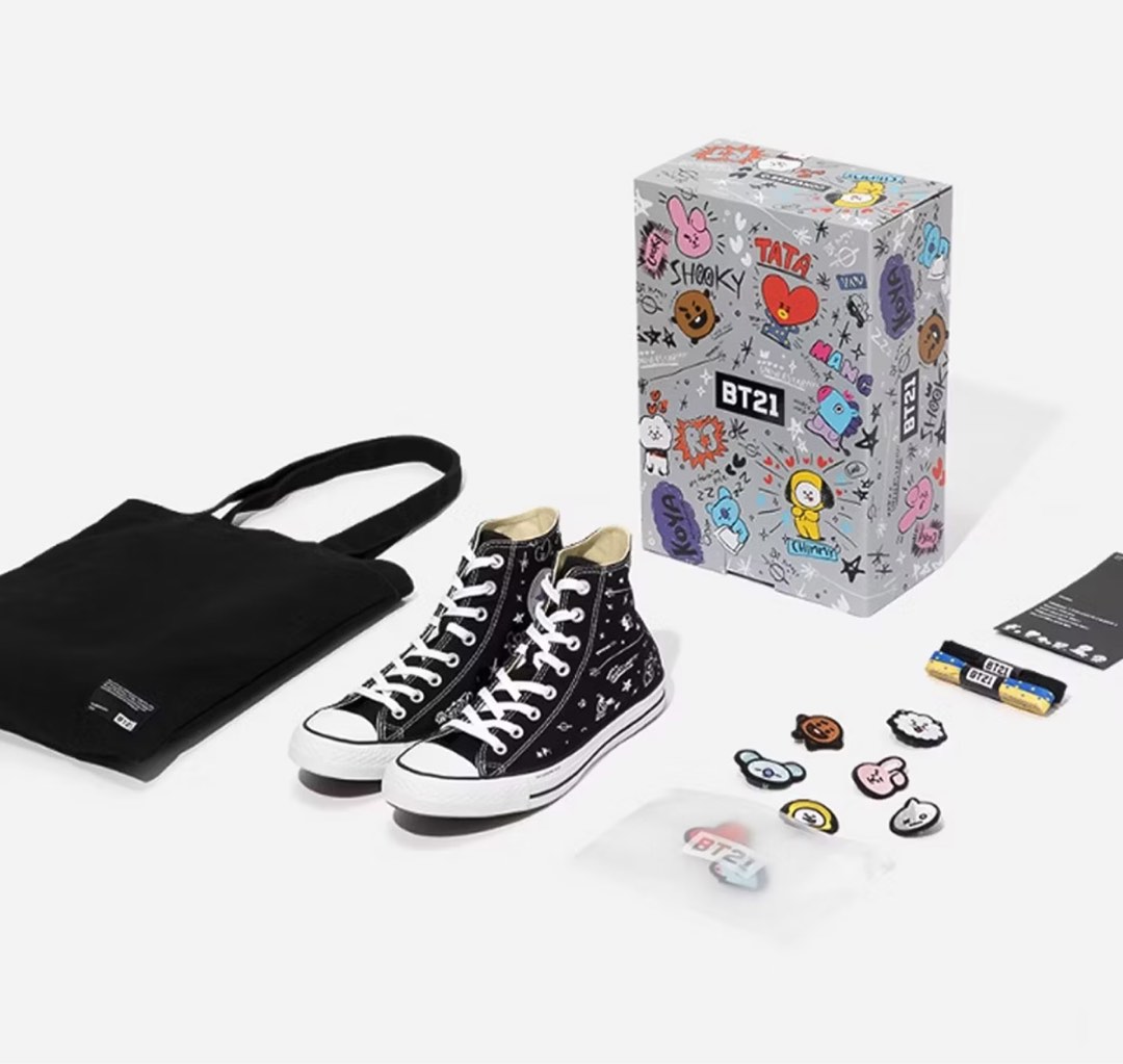 BT21 x Converse, Women's Fashion, Footwear, Sneakers on Carousell