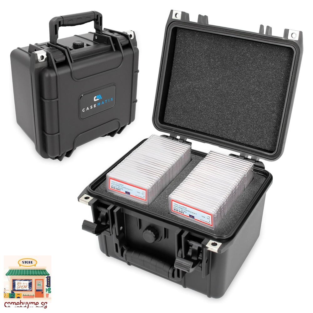 CASEMATIX Graded Card Case Fits 40 BGS PSA Slab Sleeves Graded Sports ...