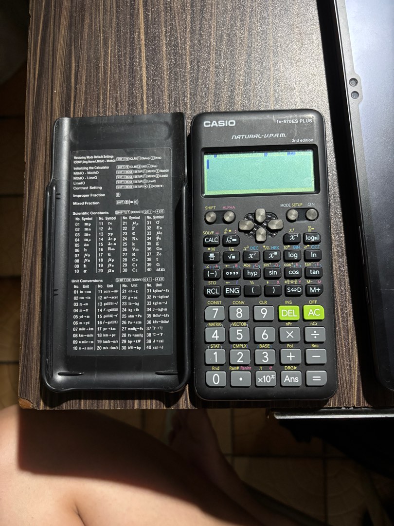 CASIO fx-570ES PLUS (2nd Edition), Hobbies & Toys, Stationary & Craft ...