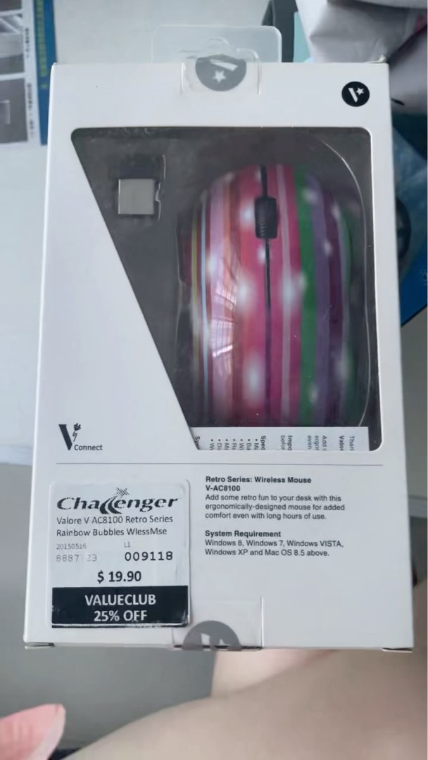 Challenger Valore V Wireless Mouse, Computers & Tech, Parts ...
