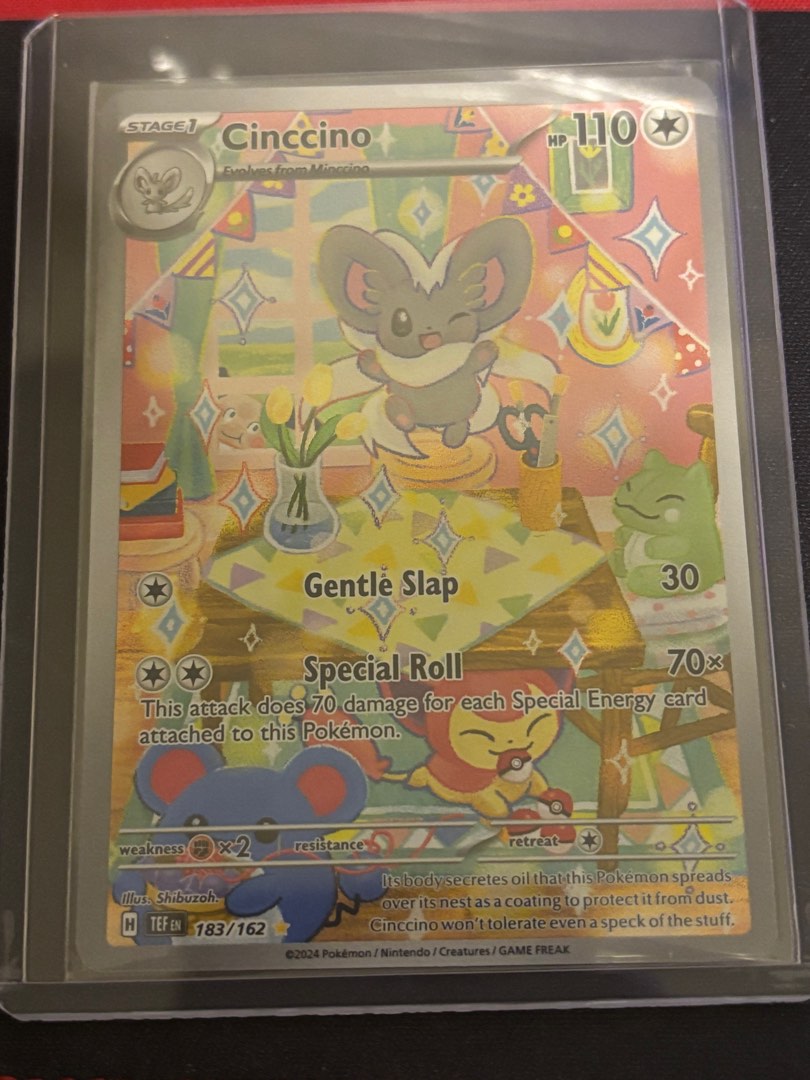Cinccino 183/162 Illustration Rare Full Art Temporal Forces Pokemon NM, Hobbies & Toys, Toys ...