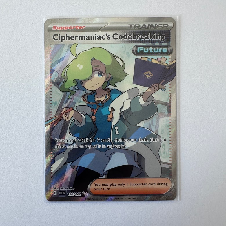 Ciphermaniac's Codebreaking #198 Pokemon Temporal Forces, Hobbies & Toys, Toys & Games on Carousell