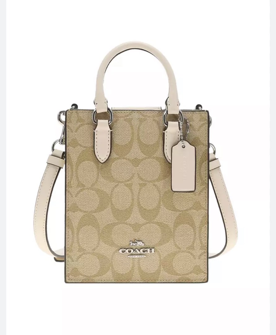 Coach mini tote bag, Luxury, Bags & Wallets on Carousell