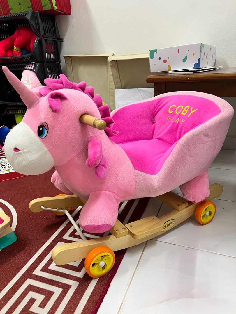 COBY HAUS UNICORN ROCKING CHAIR KIDS, Babies & Kids, Baby Nursery ...