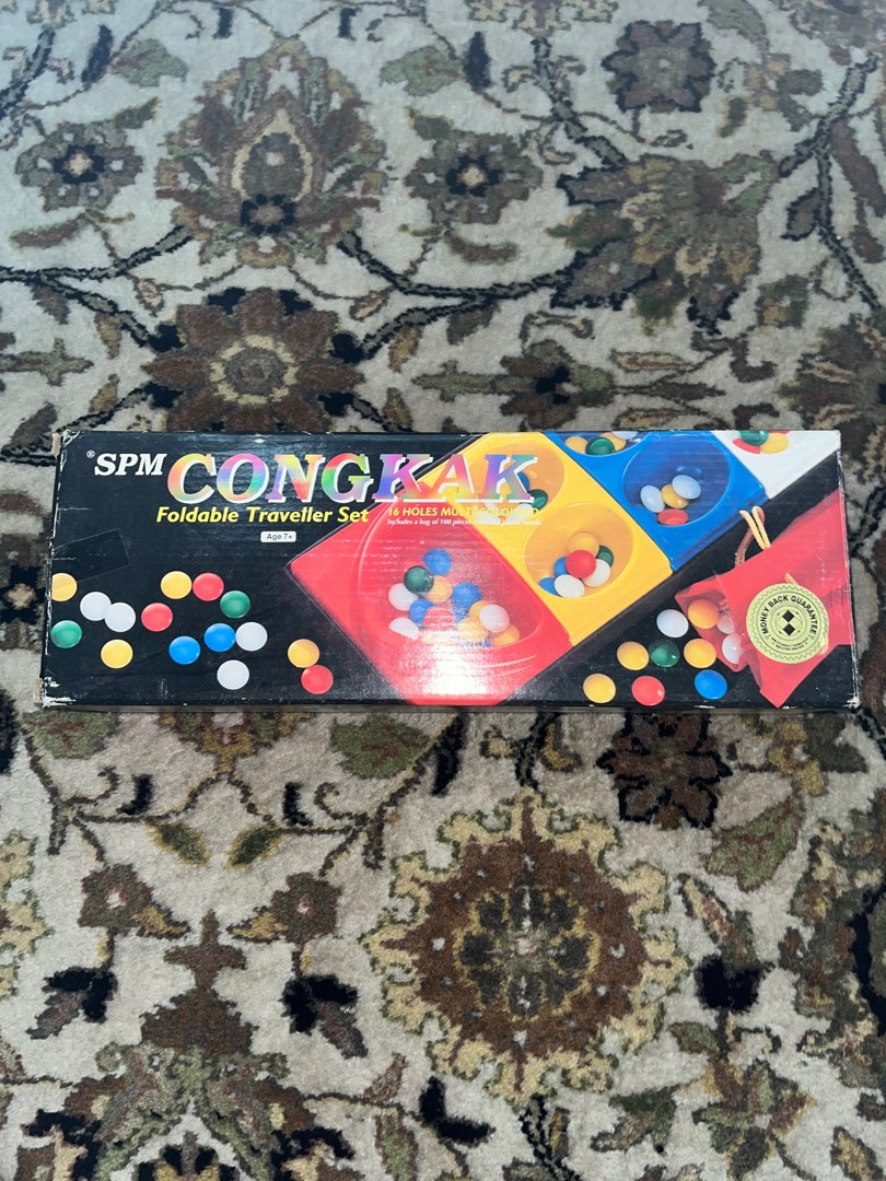 Congkak Board Game Traveller Set, Hobbies & Toys, Toys & Games on Carousell
