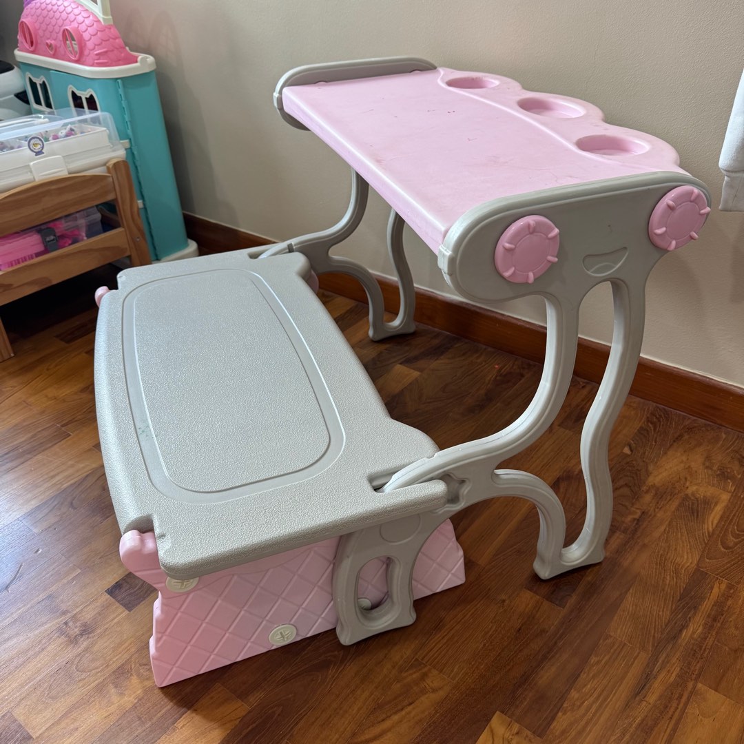 Convertible study dining table, sofa bench and toys storage, Babies ...