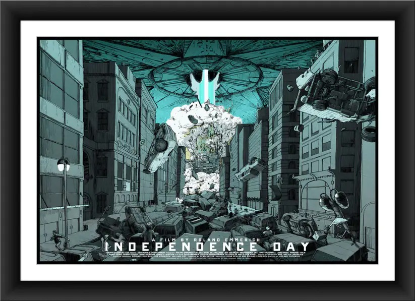 David Kloc "Independence Day" Official 20th Anniversary Print Film ID4 ...