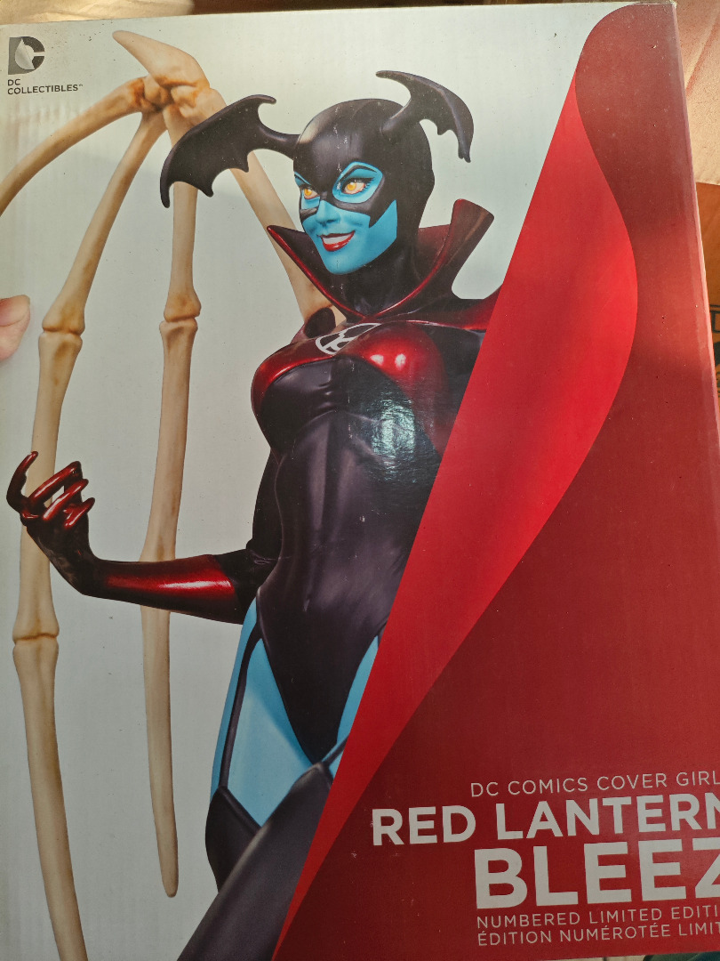 DC Collectibles Covergirls: Red Lantern Bleez, Hobbies & Toys, Toys ...