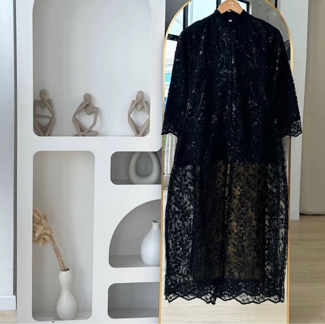 Delana Kebaya Lace Labuh ( Ceo Chomel ), Women's Fashion, Muslimah ...