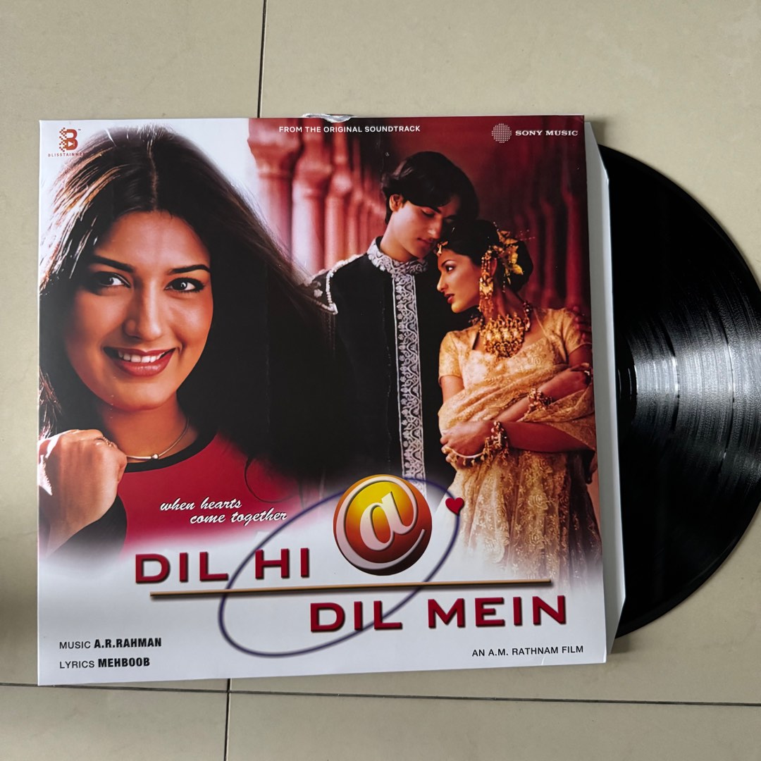 Dil hi Dil mein Hindi Bollywood LP vinyl record, Hobbies & Toys, Music ...