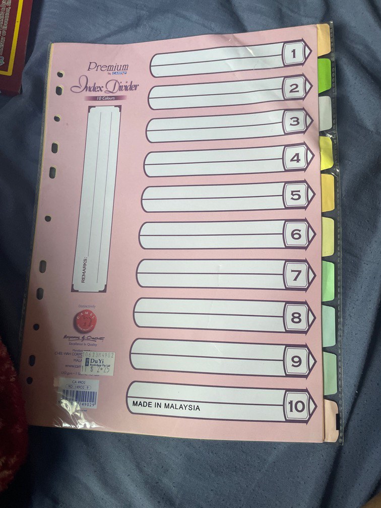 Divider forr filess, Hobbies & Toys, Books & Magazines, Assessment Books on Carousell