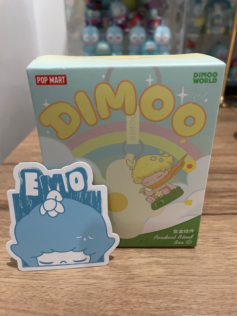 Embrace emotions - Dimoo By your side keychain pendant, Hobbies & Toys ...