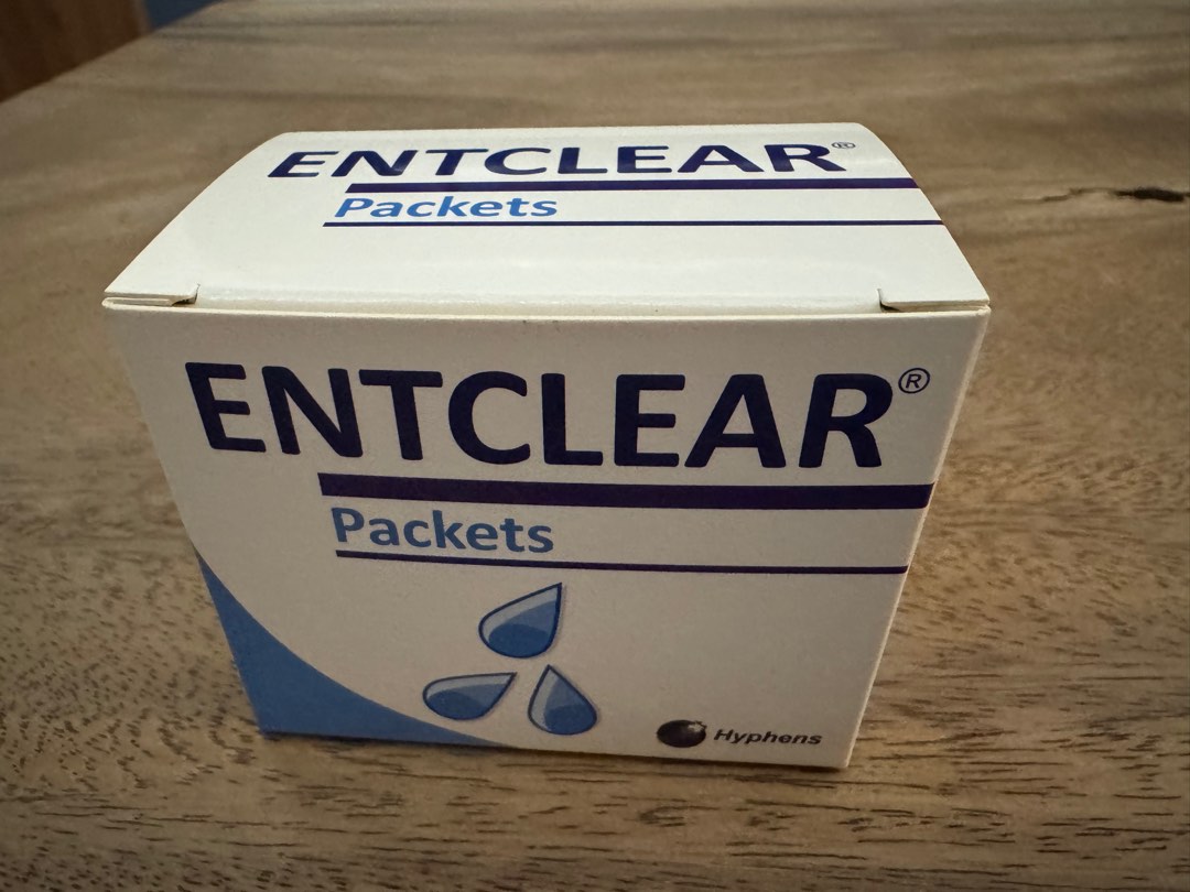 ENTCLEAR nasal wash bottle and packets, Health & Nutrition, Medical ...