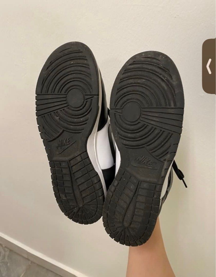 EU 42.5 Nike Dunks high panda black and white, Men's Fashion, Footwear ...