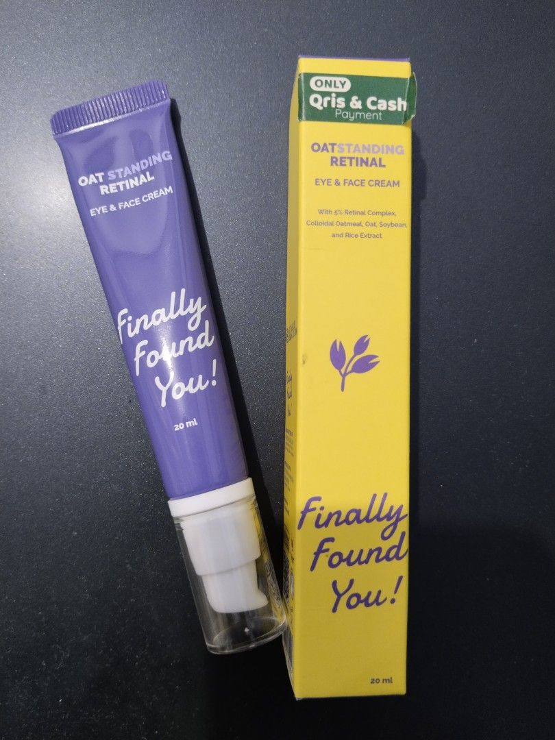 Finally Found You! (Ffy) OATstanding Retinal 2in1 Eye & face Cream 20ml ...