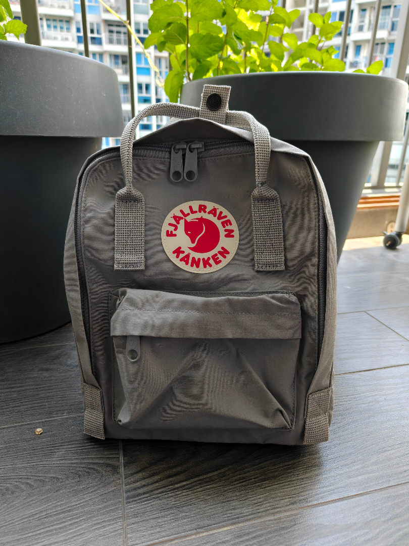 Fjallraven Kanken Mini Flint Grey Men S Fashion Bags Backpacks On