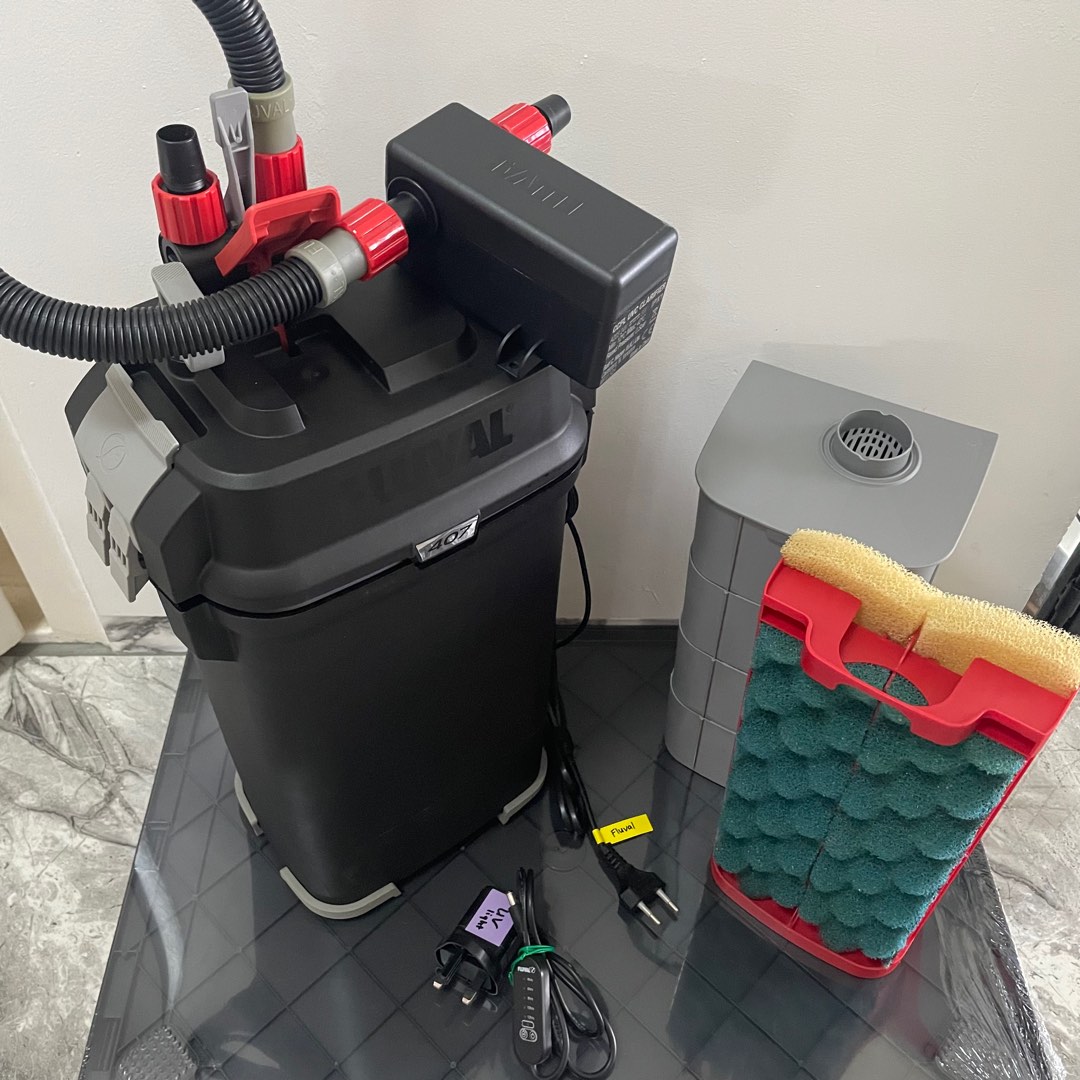 FLUVAL 407 with UV inline - CANISTER EXTERNAL FILTER PUMP, Pet Supplies ...