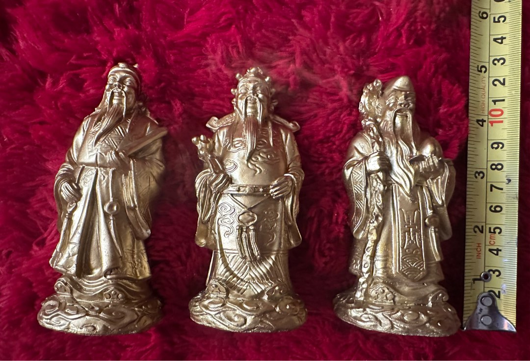 Fu Lu Shou Prosperity Statues, Hobbies & Toys, Collectibles ...