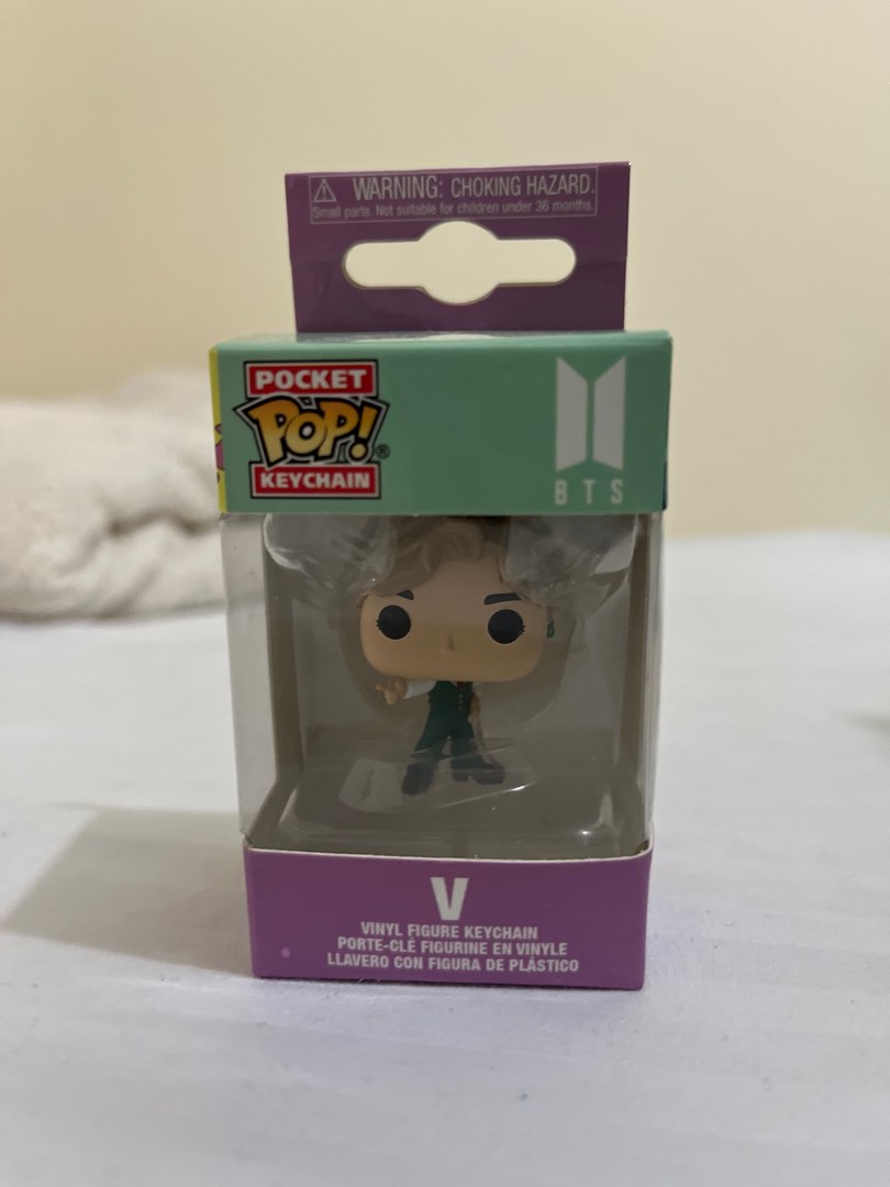 Original Funko Pop Keychain BTS V Kim Tae Hyung Dynamite, Hobbies & Toys, Toys & Games on Carousell